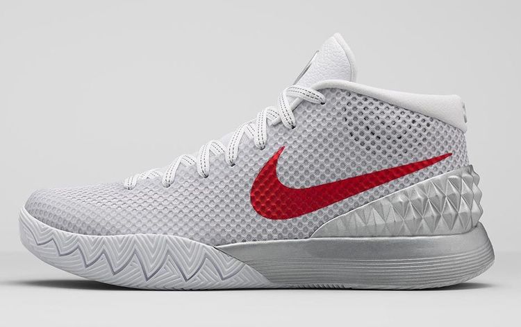 Kyrie 1 'Opening Night' - Nike - 812559 160 - White/Metallic Silver ...